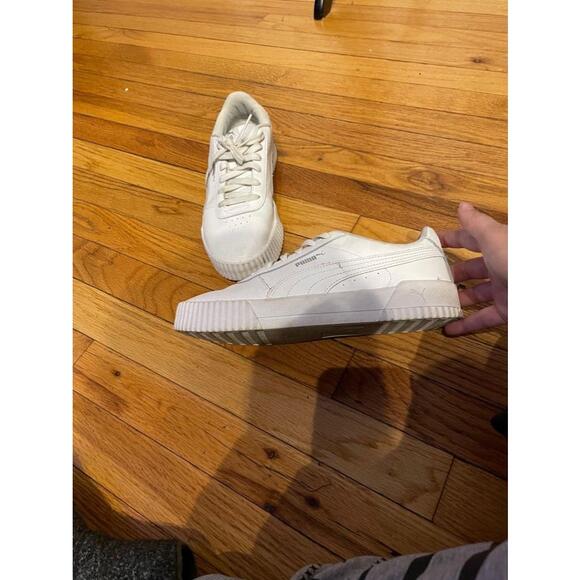 Puma | Shoes | Carina Lace Leather Platform Minimalist Tomboy Coquette ...